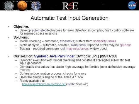 symbolic java path finder symbolic execution of java