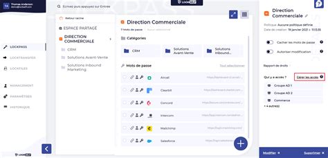 Comment gérer les accès aux Espaces Partagés Support LockSelf
