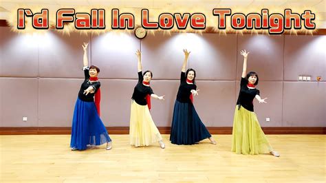I D Fall In Love Tonight Line Dance YouTube