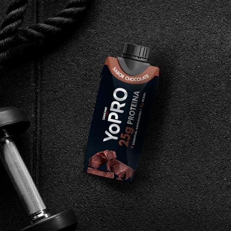 Batido de proteínas desnatado sabor chocolate Danone YoPro sin lactosa