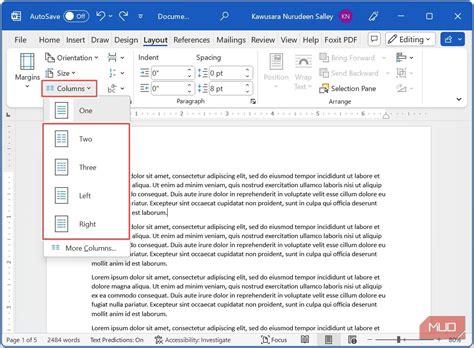 How To Create Columns In Microsoft Word