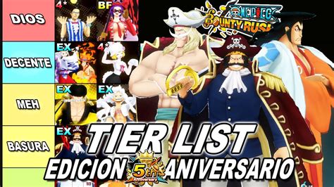 Tier List Edici N To Aniversario Los Mejores Personajes Del