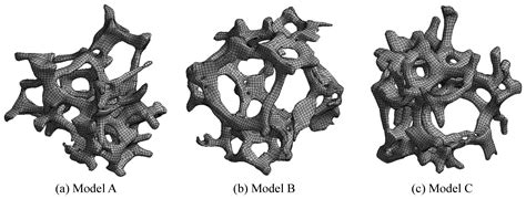 materials free full text large deformation finite element analyses for 3d x ray ct scanned