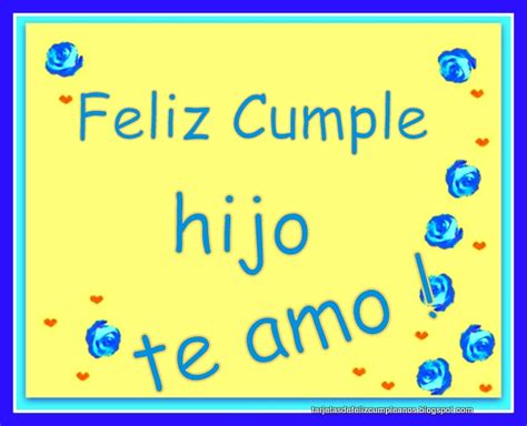 Imagenes De Cumpla Os Para Mi Hijo Imagui
