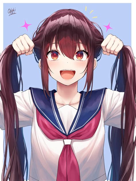 School Girl Original Drawn By Oekakizuki Danbooru