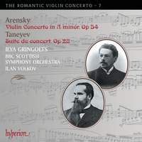 The Romantic Violin Concerto Arensky Taneyev Hyperion Cda