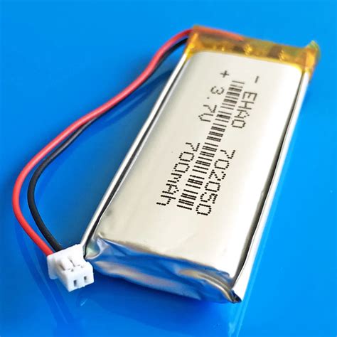 3 7V 700mAh Rechargeable Lipo Battery JST 1 25 Polymer Lithium Cells