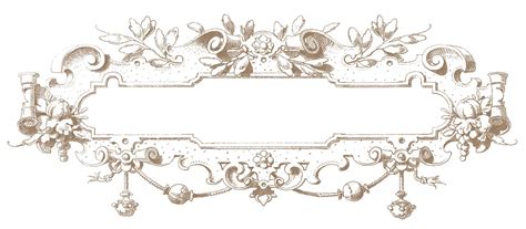 Vintage Ornate Frames Clip Art