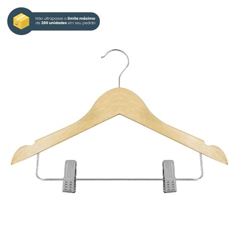 Kit Cabides De Madeira Marfim Presilha Infantil Ikaza