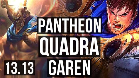 PANTH Vs GAREN TOP 11 1 8 Quadra 70 Winrate Dominating TR