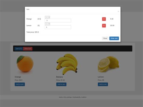 25 Best JavaScript Shopping Cart Examples With Demo CodeHim