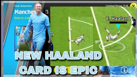 E Halland Potw Card Is Epic Man City Pack Efootball2023 YouTube
