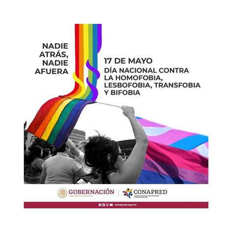 17 de Mayo Día Nacional contra la Homofobia Lesbofobia Transfobia y