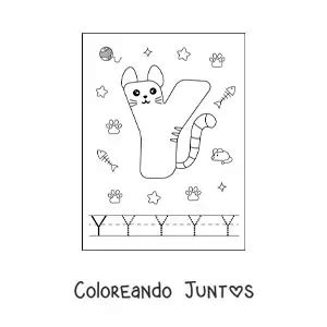 Dibujos De La Letra Y Para Colorear Gratis Coloreando Juntos