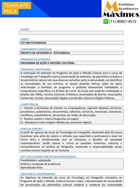 Projeto de extensão II Fotografia Portfólios Máximos Acadêmicos
