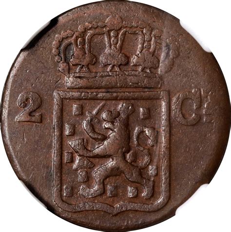 1839 J年荷属东印度2分NETHERLANDS EAST INDIES Sumatra under Kingdom of the