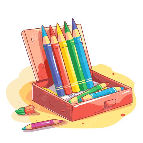 Clip Art De Caja De Crayones