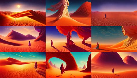 Sahara Desert Path Traced Highly Detailed High Stable Diffusion