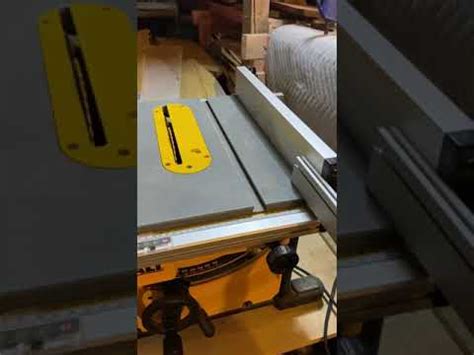 Hack For Improving Accuracy Of The Fence On Dewalt DWE7485 Table Saw