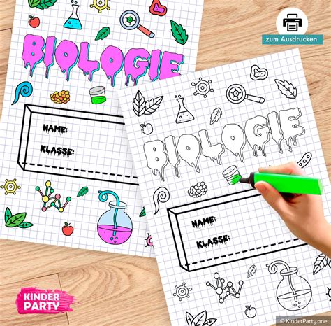 Biologie Deckblatt Selbst Gestalten Pdf Vorlagen Zum Ausdrucken