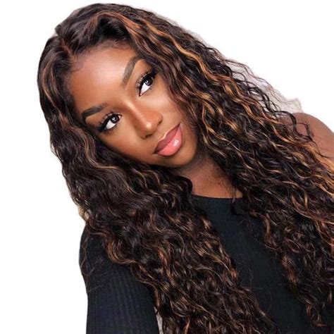 Hit Upon LuYuHang Curly Wig Synthetic Long Wigs For Women Lace Front