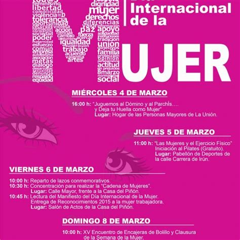 PRESENTADOS LOS ACTOS CONMEMORATIVOS DEL DÍA 8 DE MARZO DÍA