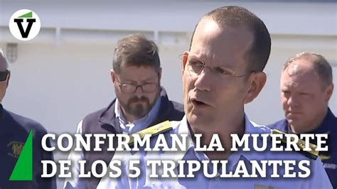 Titán así ha anunciado la Guardia Costera la implosión del submarino y