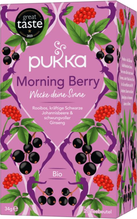 PUKKA Morning Berry Bio Kräuter Früchtetee 34 g Ecco Verde Onlineshop