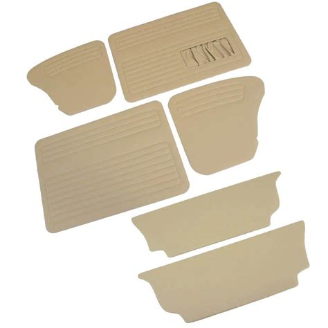 Kit Forração Lateral Bege VW Fusca Até 1977 Rodapé Banco Traseiro