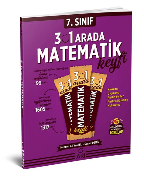Matemito 3 ü 1 Arada Matematik Keyfi 7 Sınıf Arı Yayın Arı