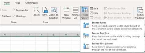 How To Freeze And Split Panes In Excel Worksheets Riset