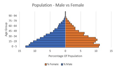 excel population pyramid automate excel
