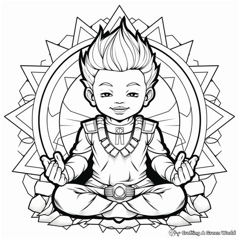 Chakra Coloring Pages Free Printable