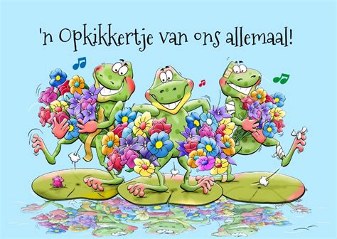 Leuke Beterschapskaart Met Kikkers Op Kaartje2go