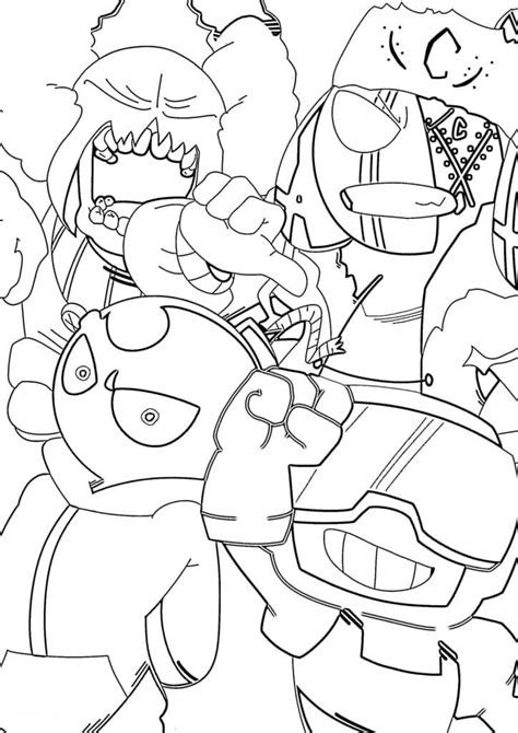Friday Night Funkin Printable Coloring Page Download Print Or Color Online For Free