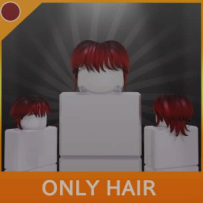 Red Wolf Cut Pop Star Hair Roblox