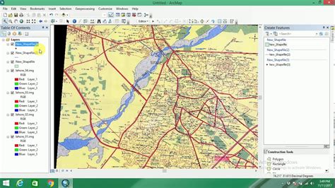 How To Creat New Shape Files In Arcmap And Basic Digitising YouTube
