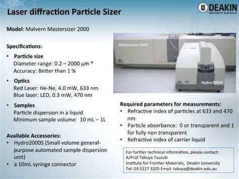 malvern mastersizer 2000 particle sizer