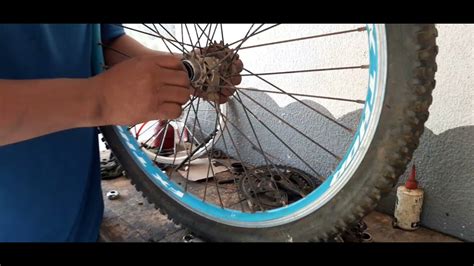 Como CAMBIAR EJE DE LA LLANTA O RUEDA TRASERA DE BICICLETA Prt 1 YouTube
