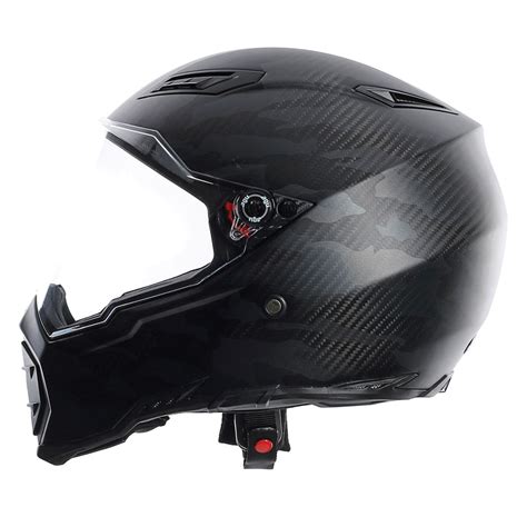 Casque AGV AX 8 NAKED CARBON FURY Casque intégral Motoblouz
