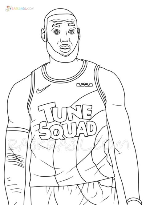 Dibujos de Space Jam Una Nueva Era para colorear Impresión gratuita