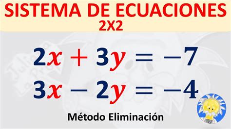 MÉTODO DE ELIMINACIÓN paso a paso Sistemas de ecuaciones
