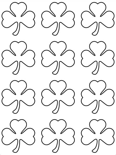 Shamrock Printable Pattern