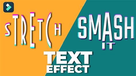 Stretch Text Effect YouTube