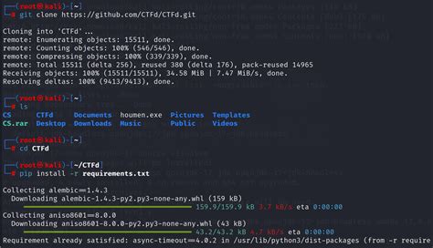 Kali Linux 下搭建ctfd靶场 报错解决 让 雅克 卢梭 博客园