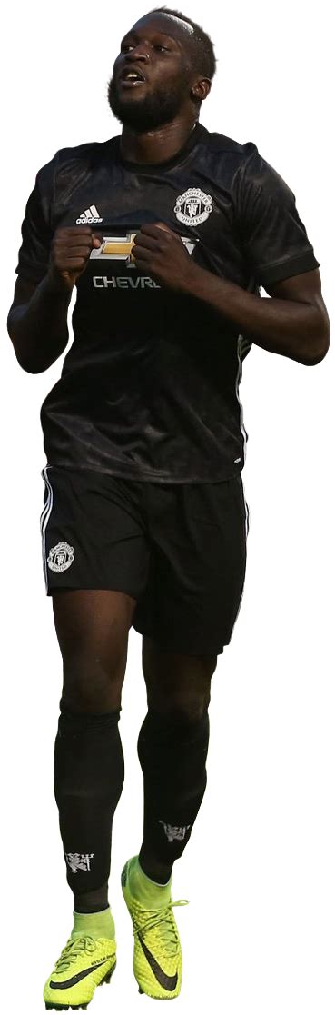 Romelu Lukaku Manchester United Football Render Footyrenders