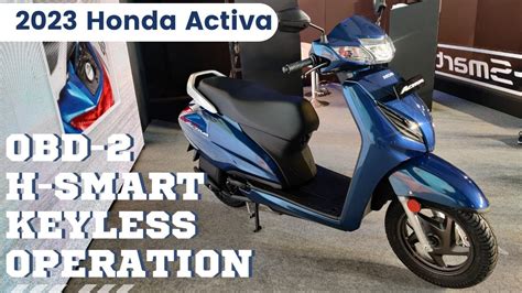 Honda Activa Smart Launched Keyless Operation Smart Key Youtube