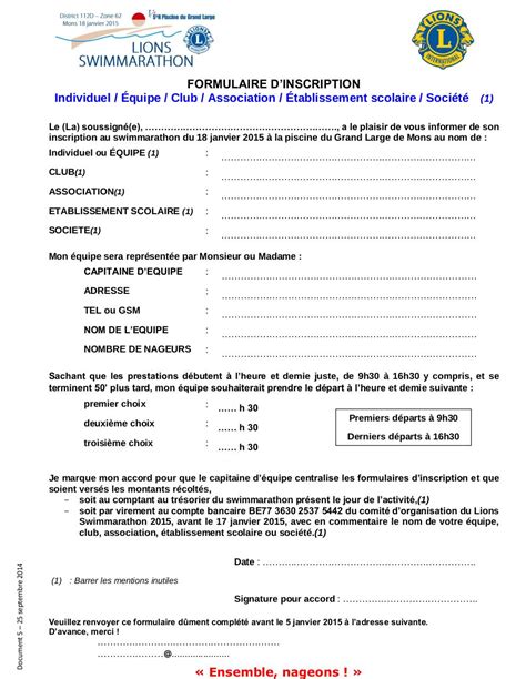 5 Formulaire Inscription Par Pierre Bracaval Fichier PDF