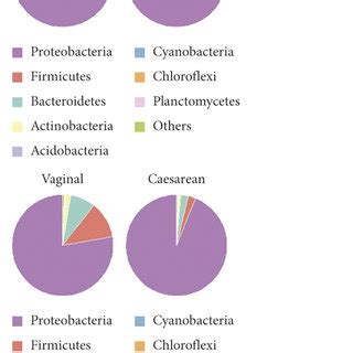 A Pie Charts Showing The Relative Abundance Of The Human Milk