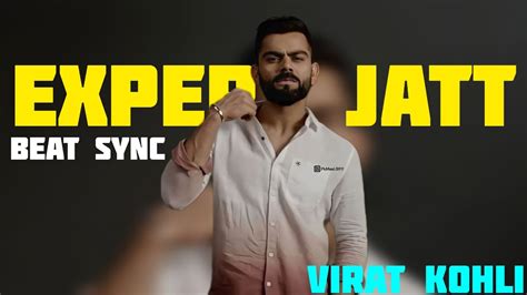EXPERT JATT FT VIRAT KOHLI Beat Sync KR CRICKEDITX YouTube